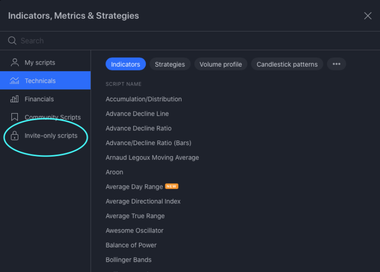 Indicator Setup - Probability Power Indicators